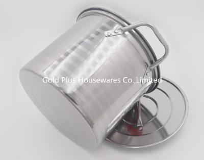 China Multi Purpose 10.5L Stainless Steel Soup Bucket With Cover for sale