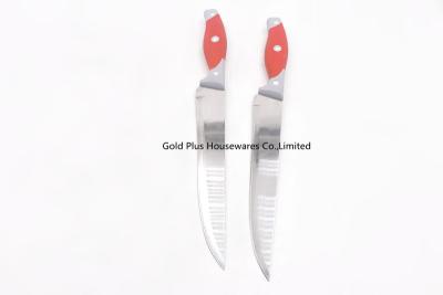 China Kitchen accessories hard plastic handle cheese knife heavy-duty BBQ tool dinning rust resistant steak knife for sale