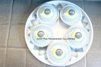 中国 台所用品の金属の鋼鉄丸型の食糧ボールは皿およびふたが付いている卸し売りステンレス鋼14cmソース ボールを置いた 販売のため