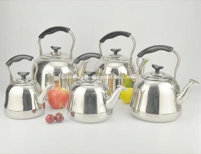 China 1L Unique style factory design Turkish engraved flower tea coffee pot classical whistling kettle with filter for sale