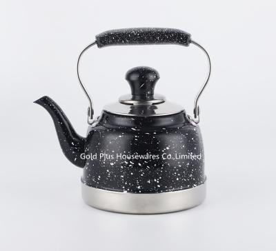 Cina Caffettiera nera di colore di acciaio inossidabile della cassaforte degli elettrodomestici dei bollitori controllabili dell'acqua in vendita