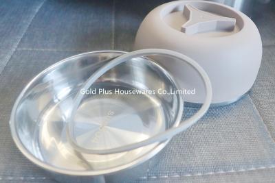Cina 304 vaso cachi facile della minestra dell'acqua del contenitore di alimento di vuoto del trasportatore degli ss 1.5L in vendita