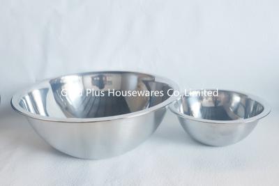 Cina ciotola di mescolanza a grandezza naturale multifunzionale di acciaio inossidabile del commestibile del lavabo del riso della cucina di 26cm in vendita