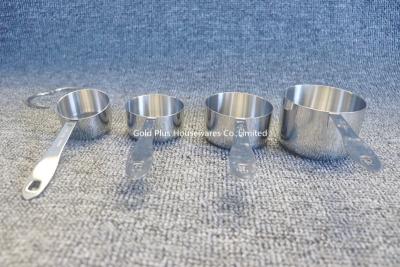 Cina Tazze e cucchiai di misurazione non magnetiche di acciaio inossidabile messi intorno a forma in vendita
