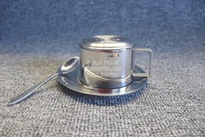 Cina Tazza Heatproof tradizionale del tè della tazza da caffè 400ml del metallo messa con il piattino in vendita