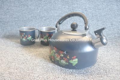 China Food Grade Stainless Steel Whistling Kettle Drinkware Coffee Water Tea Pot for sale