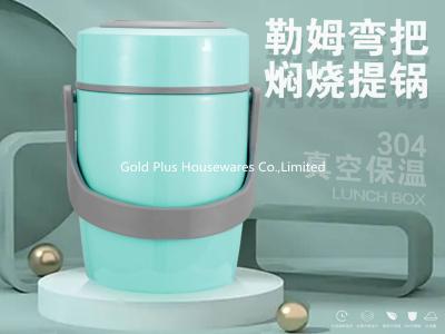 Cina Fask di brasatura creativo ed alla moda di frontiera dell'alimento di vuoto di acciaio inossidabile di personalizzazione di logo del vaso con la maniglia della curvatura in vendita