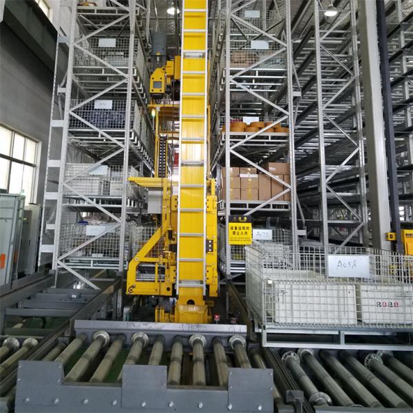 Quality Blue 1000kgs AS RS Racking 50 Pitch ASRS System Warehouse Customized for sale