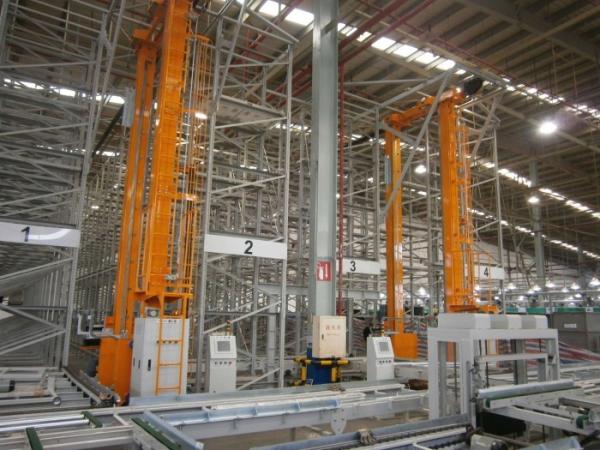 Quality 500kg~1500kg ASRS Warehouse Automated Rack Storage Customized Size for sale