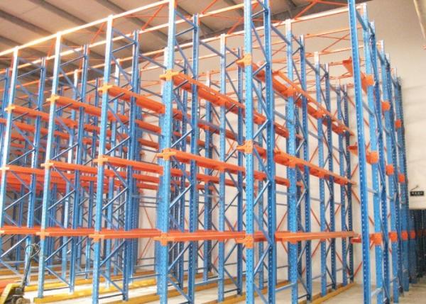 Space Saving Drive In Pallet Racking CE Approval Warehouse Storage Racks