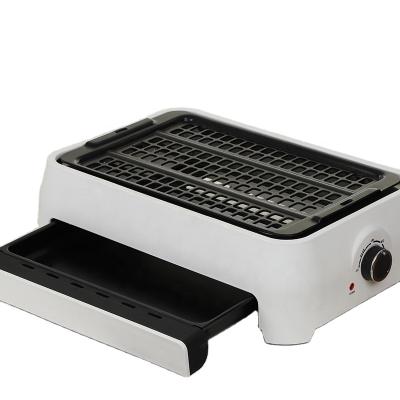 China Multi Function 220V/50Hz Knob Control Method Smokeless Electric Barbecue Grill for sale
