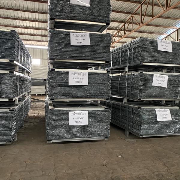 Quality Consistent Mesh Aperture 0.019in 0.638mm Diamond Metal Lath For Stucco Mesh Lath for sale