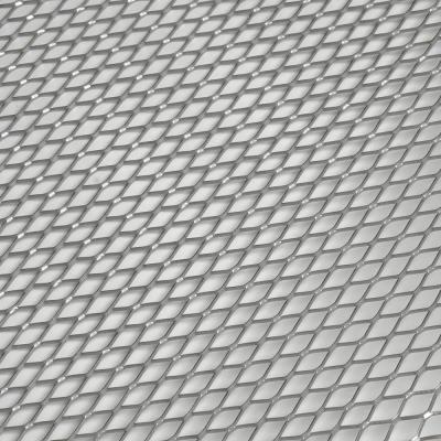 China Decorative Diamond Grating Panels Self Furred Lath Slim Profile Ventilated Sunshade Design for sale
