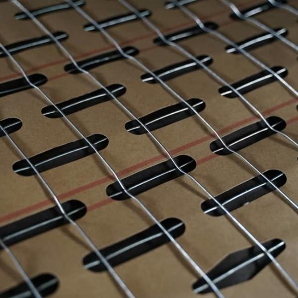 Quality 36" × 96" Paper Backed Wire Lath With Integrated Moisture Barrier For Stucco for sale
