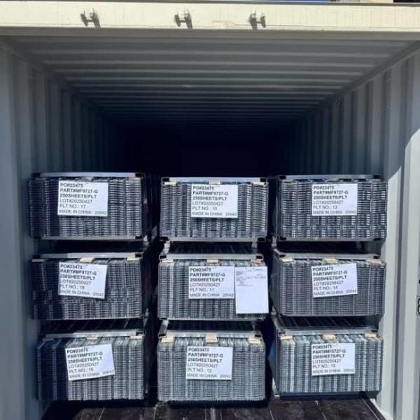 Quality 3.4lbs 27in×97in 3/8" High Rib Metal Lath For Stucco , Galvanised Rib Lath for sale