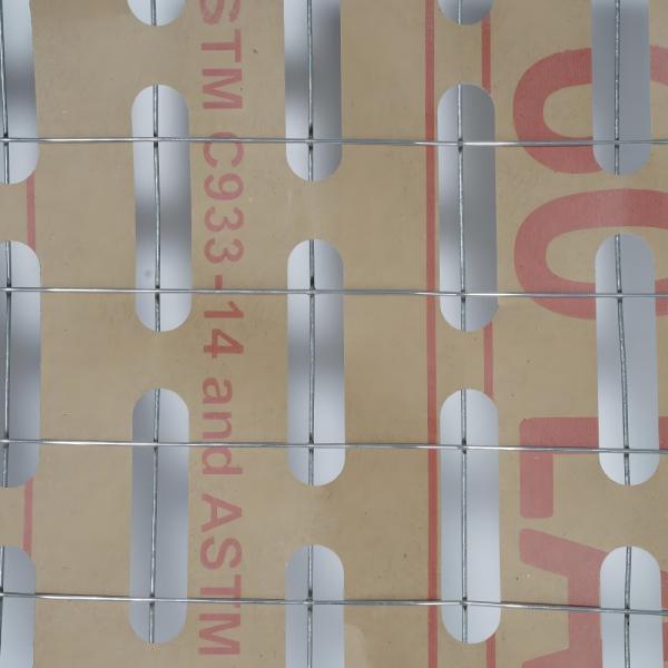 Quality Waterproof Double Paper Welded Wire Lath Easy Installation Stucco Mesh 2×2in for sale