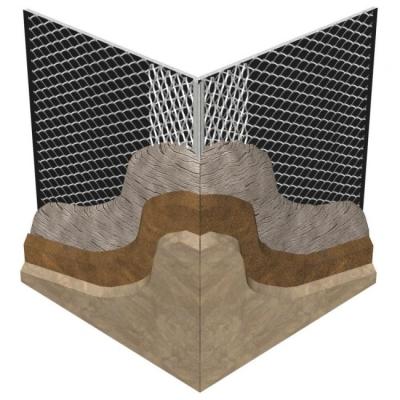 China Clean Edge Finish Expanded Corner Bead For Stucco Transition Joints for sale