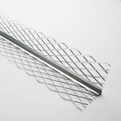 China Integrated Metal Drywall Corner Bead Flange Expanded  With 1 Inch Wing for sale