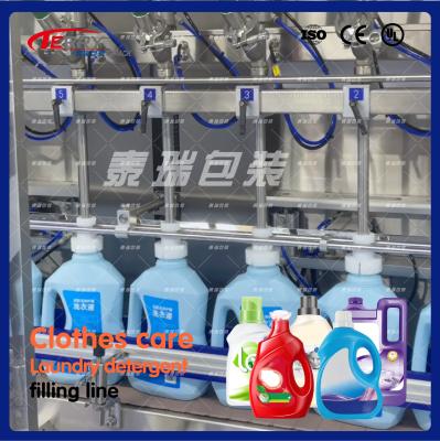 Cina Macchina di riempimento di detersivi da 8 teste per la produzione di prodotti per la cura dell'abbigliamento 2000ml-5000ml in vendita