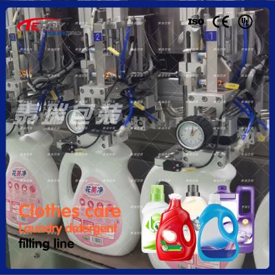 China Servo Motor Driven Automatic Liquid Filling And Sealing Machine 0.6 TO 0.8Mpa for sale