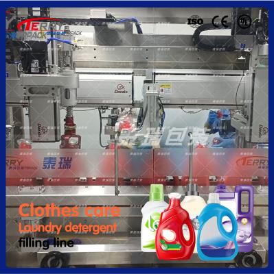China Servo Motor Driven Automatic Liquid Filling And Sealing Machine 0.6 TO 0.8Mpa for sale