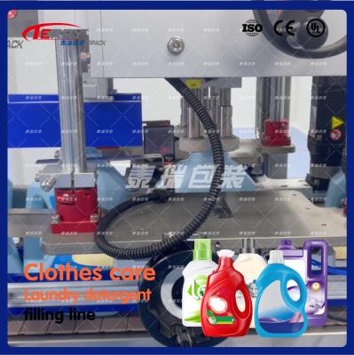 China 8 cabeças Máquina de enchimento de líquido para lavagem de pratos Consumo de ar 100L/min à venda