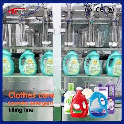 China 8 cabeças Máquina de enchimento de líquido para lavagem de pratos Consumo de ar 100L/min à venda