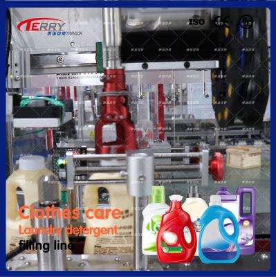 China Dish Wash Liquid Detergent Filling Machine 3000 Bottles / Hour for sale