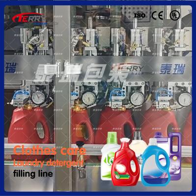 China Dish Wash Liquid Detergent Filling Machine 3000 Bottles / Hour for sale