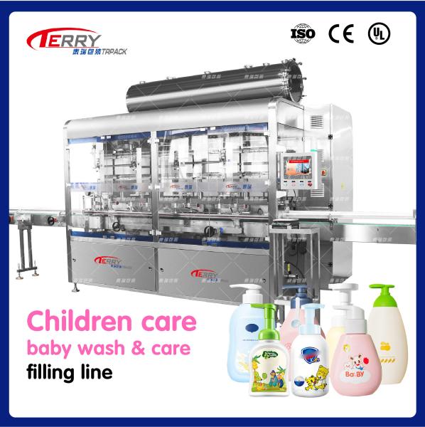 8 Heads Automatic Liquid Servo Filling And Sealing Machine 300ml-3000ml