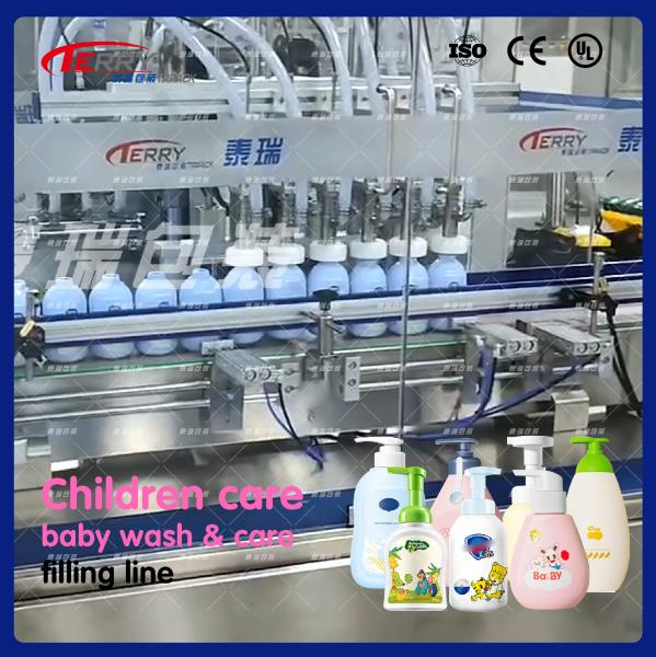 8 Heads Automatic Liquid Servo Filling And Sealing Machine 300ml-3000ml