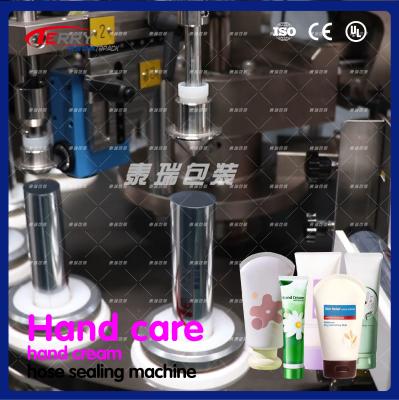 China 75BPM Small Cosmetic Cream Filling Machine Lip Gloss Tube Filler Machine 2-400mL for sale