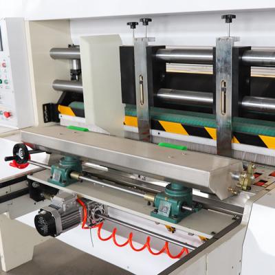 Cina Macchina tagliante del contenitore rotatorio di cartone con il margine anteriore che si alimenta in Cina in vendita