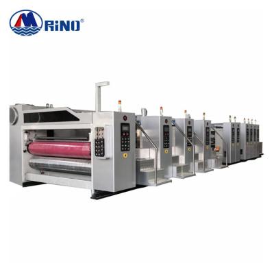 China máquina de impressão de Flexo da cor 35T 5 para alta velocidade ondulada da caixa 200 PCes/minuto à venda