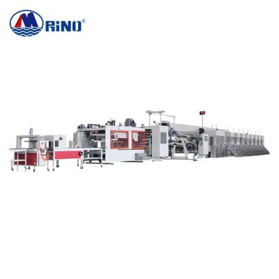 China caixa Flexo de 900mm que imprime a máquina de entalho 300pcs/min com 10