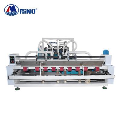 Cina macchina automatica 2600×1100mm di Gluer della cartella del cartone 150m/Min per la scatola ondulata in vendita