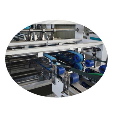 Cina macchina automatica 2600×1100mm di Gluer della cartella del cartone 150m/Min per la scatola ondulata in vendita