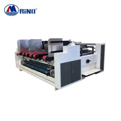 Cina macchina di Gluer della cartella del contenitore di cartone 18Kw, cartella automatica Gluer 4Ton della scatola ondulata in vendita