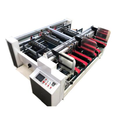 Cina macchina di Gluer della cartella del contenitore di cartone 18Kw, cartella automatica Gluer 4Ton della scatola ondulata in vendita