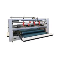 China Pressing Type Flexo Folder Gluer Machine Small Footprint Small Size for sale