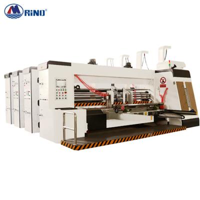 Cina Colore della stampatrice di Flexo del contenitore di cartone 45KW due con la scanalatura tagliare in vendita
