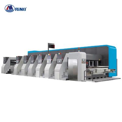 Cina Tipo fisso tagliare di scanalatura ad alta velocità della stampatrice di Flexo del cartone in vendita
