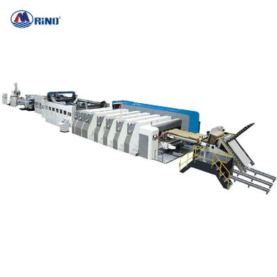 China Máquina de impressão fixa de Flexo da caixa que entalha cortar para o enlace da caixa da pasta à venda