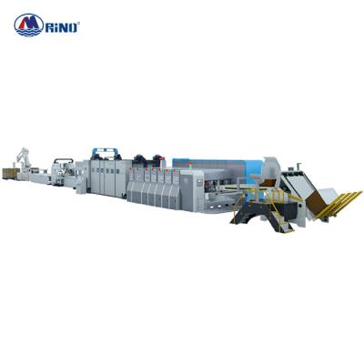 Cina Contenitore di colla che attacca la stampatrice di Flexo del contenitore di cartone del legame 230pcs/Min in vendita