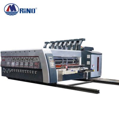Cina Trasferimento Flexo di vuoto del contenitore di cartone che stampa l'acciaio inossidabile della macchina scanalatrice in vendita