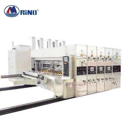 China Máquina de impressão de Flexo da cor da caixa 3 da caixa do quadro com cortar à venda