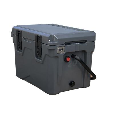 China Outdoor Camping Tool Box High Quality Tool Box Plastic Cooler Camping Equipment Cooler Tool Box for sale