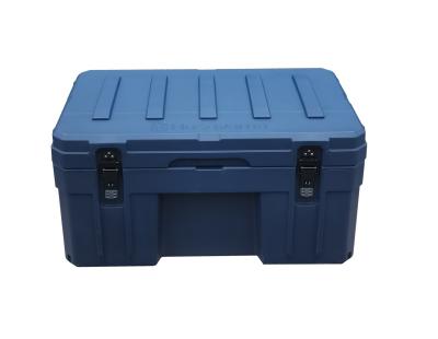 China OUTZONE Large Capacity Hard Tool Storage Case with Rotomolding Process Belt Buckle Heavy Duty Protection 76L Model Camping for sale