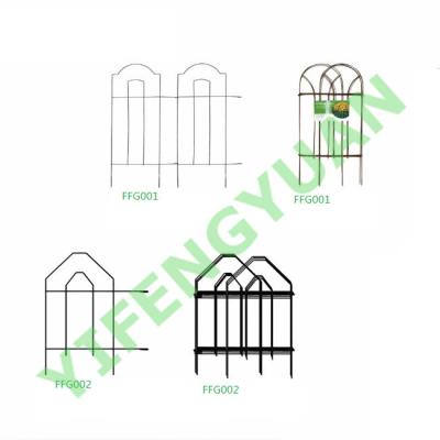 China Single Round Top Folding Fence, Double Gothic Top Folding Fence for sale