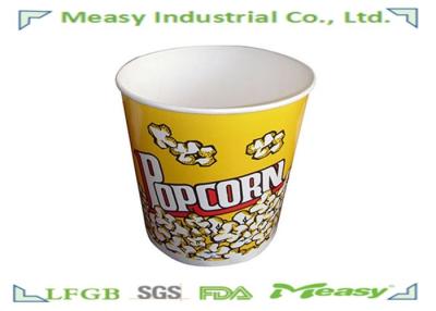 China las palomitas de la taza de papel 130OZ Buckets impermeable a la grasa alineada PE disponible del doble en venta